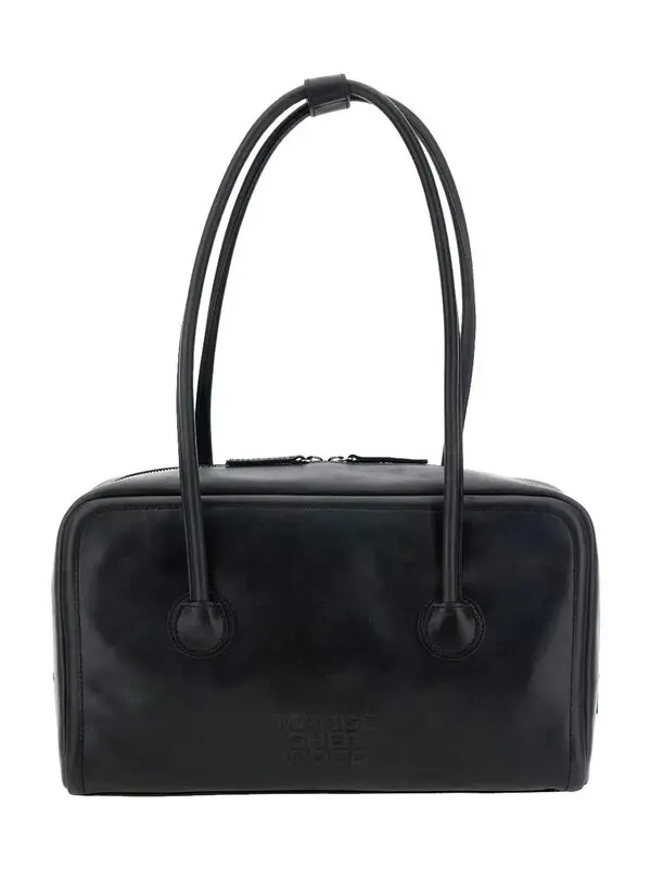 MARGESHERWOOD Double-handle Zip-top Tote Bag - Black
