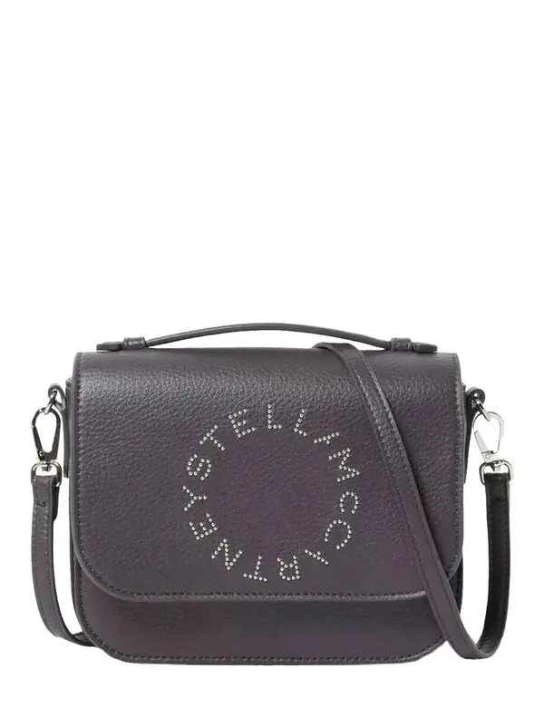 Stella McCartney Logo Plaque Crossbody Bag - Grey