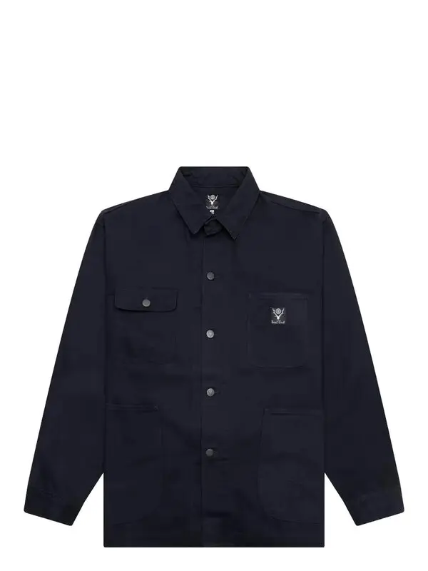 SOUTH2 WEST8 Button-up Jacket - Blue