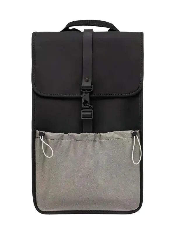 Rains Flap-pocket Backpack - Black