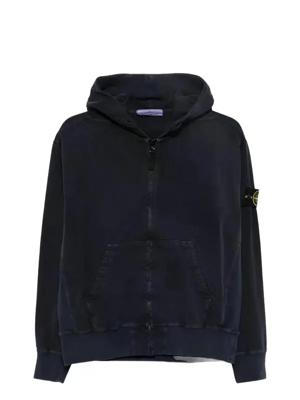 Stone Island Pouch-pocket Hoodie - Blue