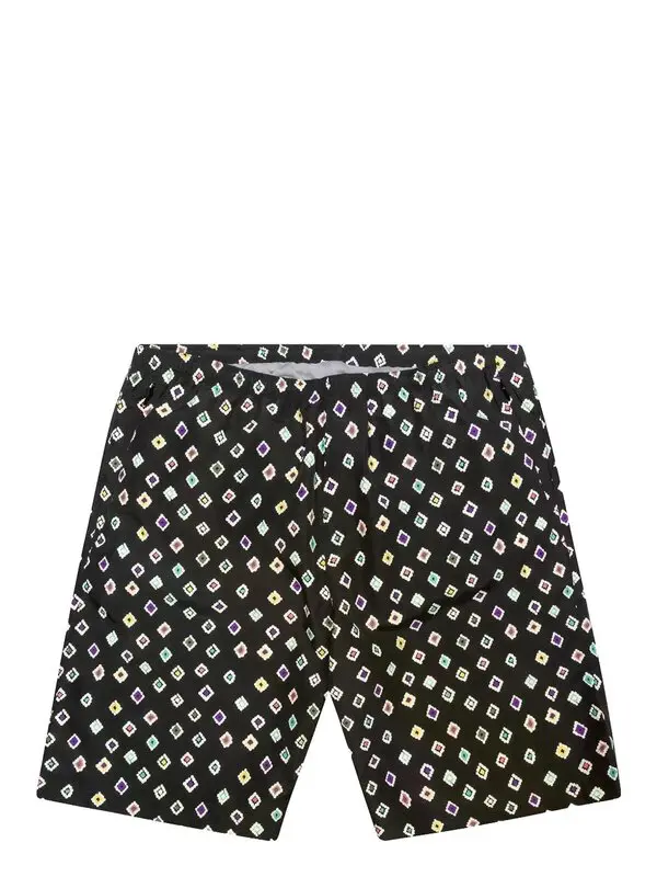 Needles Patterned Swim Shorts - Black