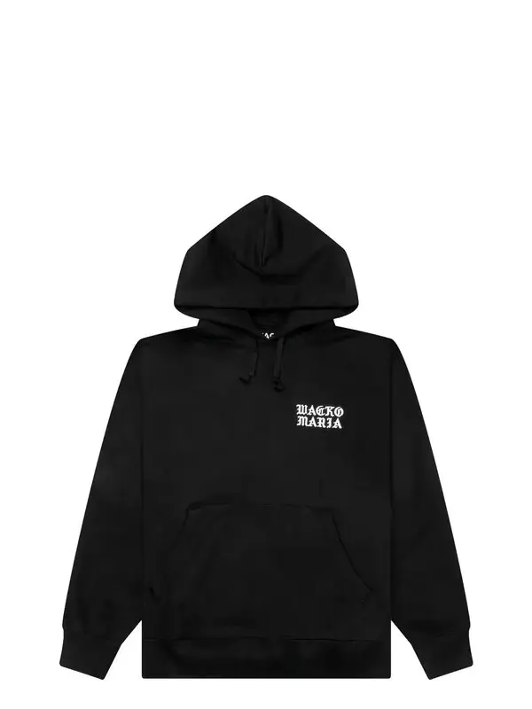 WACKO MARIA Embroidered Hoodie - Black
