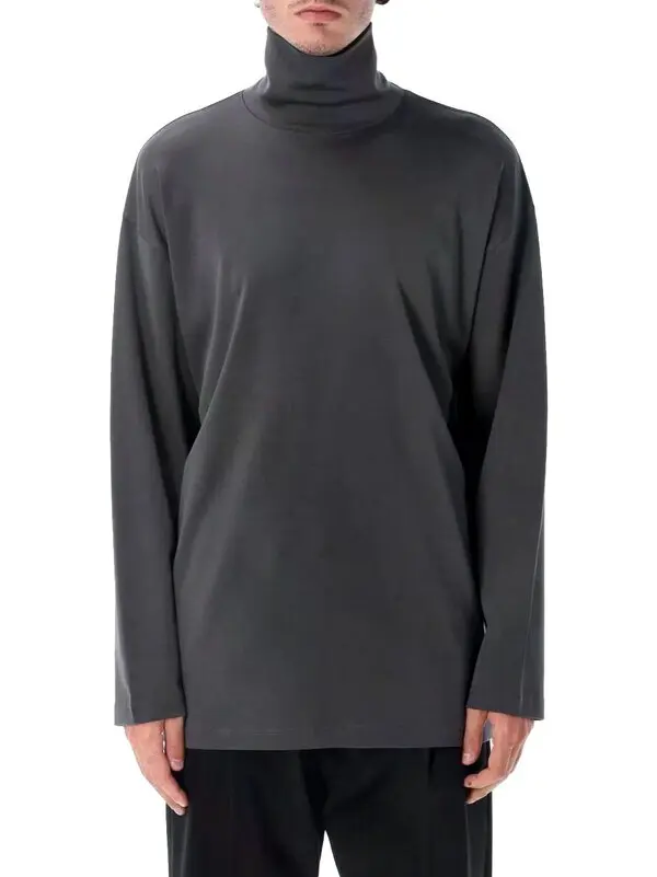 LEMAIRE Long-sleeve High-neck T-shirt - Grey