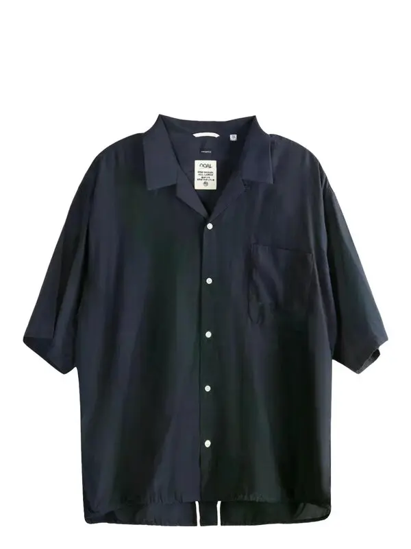 Nanamica Drawstring Short-sleeve Shirt - Blue