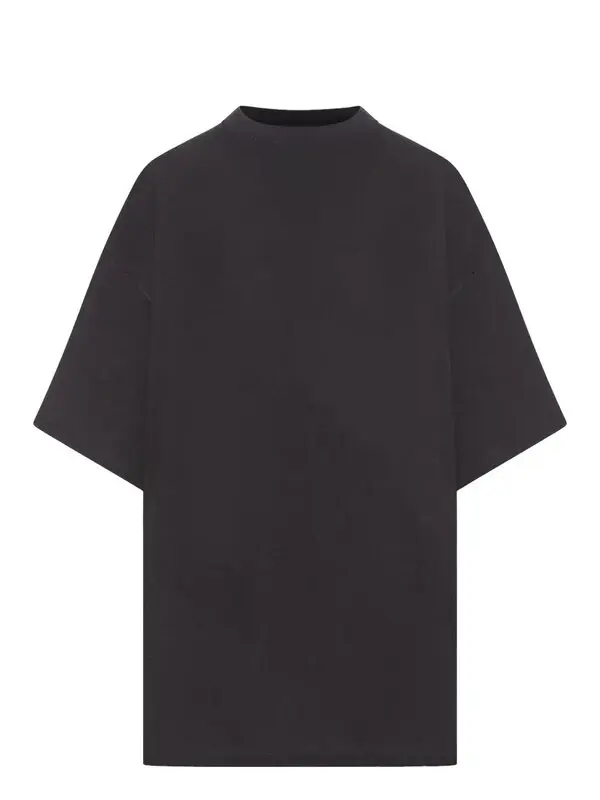 Balenciaga Cotton Logo-print T-shirt - Black