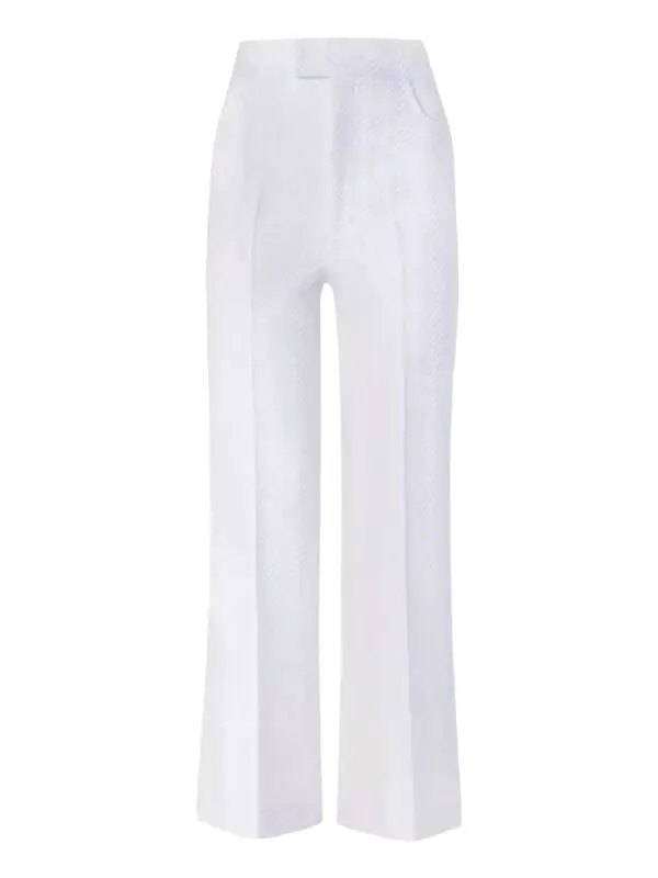 Missoni Herringbone Trousers - White