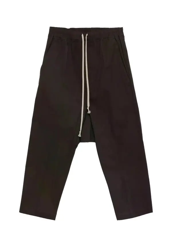 Rick Owens Cropped Track Pants - Brown