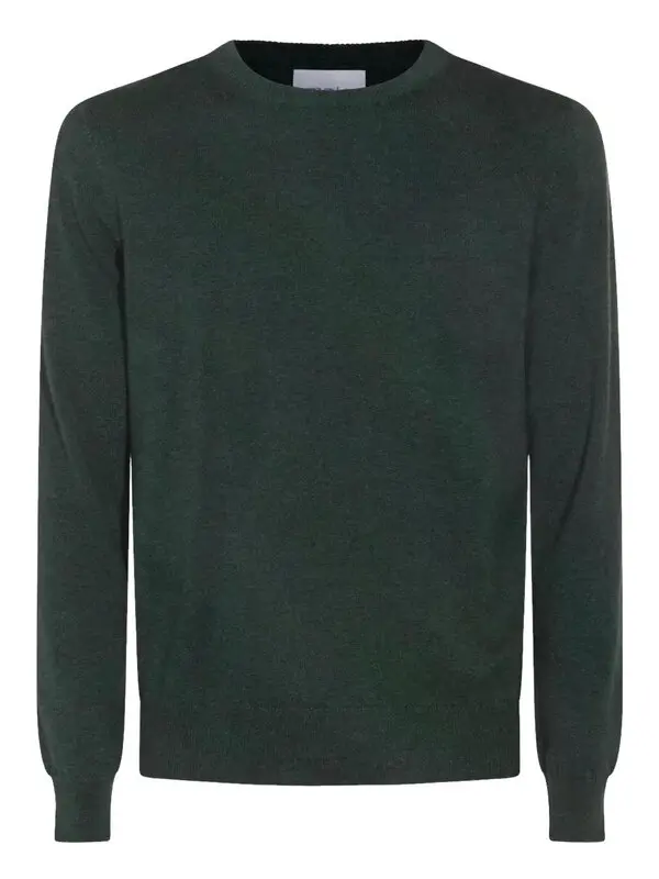 Malo Crew-neck Cashmere Sweater - Green