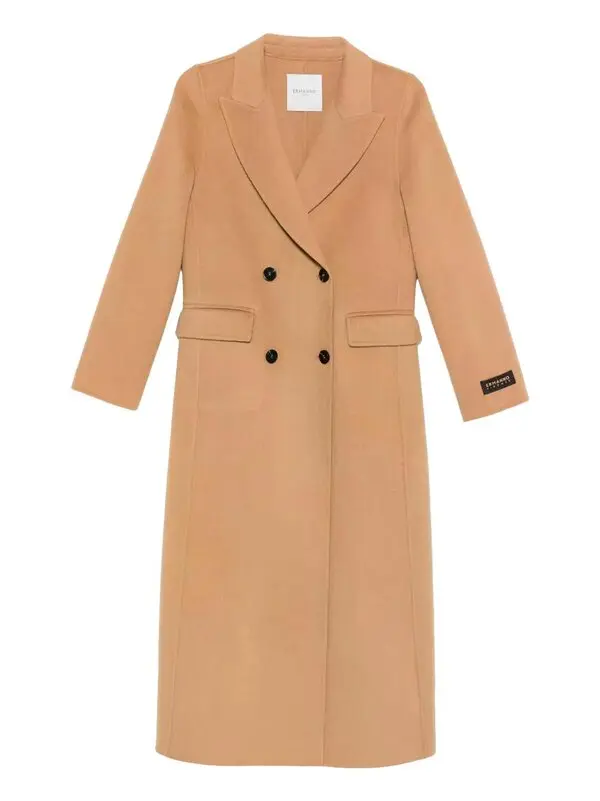 ERMANNO FIRENZE Double-breasted Coat - Neutrals