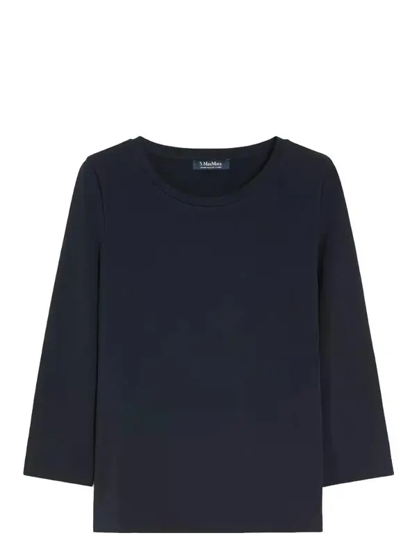 Max Mara Durata Boat-neck T-shirt - Blue