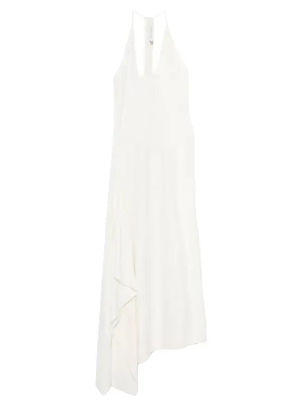 Christopher Esber Draped Asymmetric Dress - White