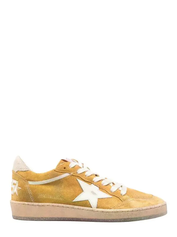 GOLDEN GOOSE Star-detail Suede Sneakers - Brown