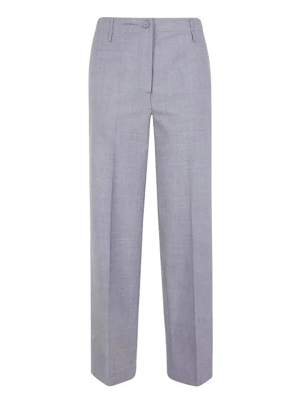 SEMICOUTURE Shelby Pleated Trousers - Grey