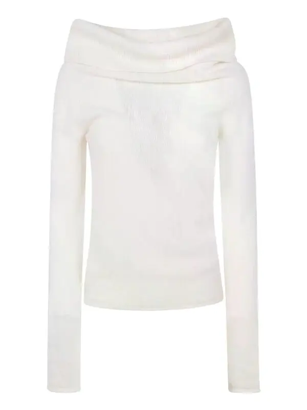 NUUR Wool Sweater - White