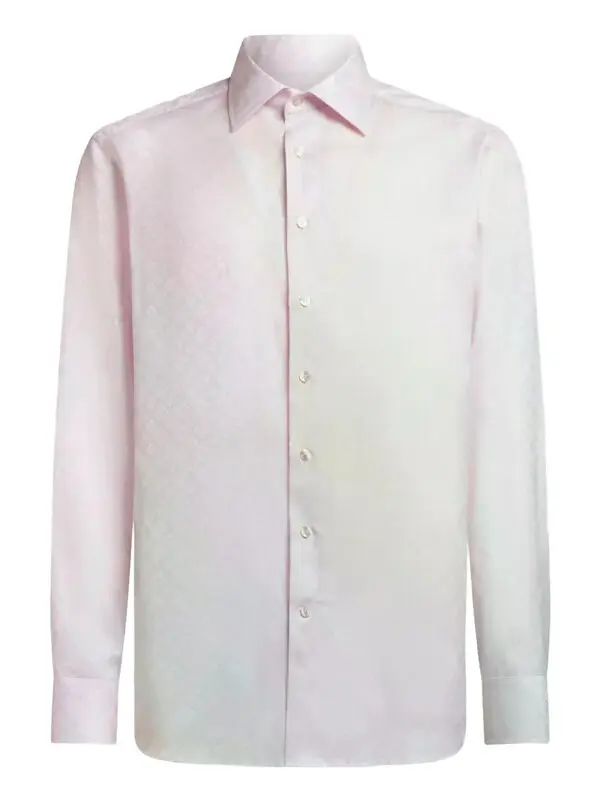 Etro Jacquard-pattern Shirt - Pink