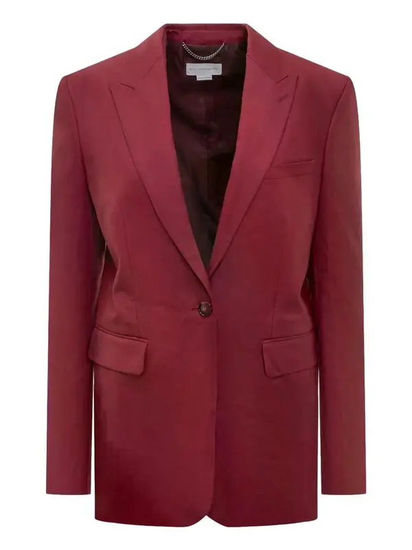 Stella McCartney Single-breasted Wool Blazer - Red