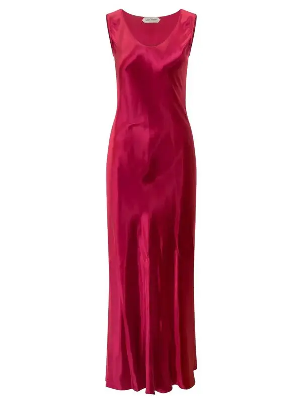 Alberta Ferretti Slip Midi Dress - Pink