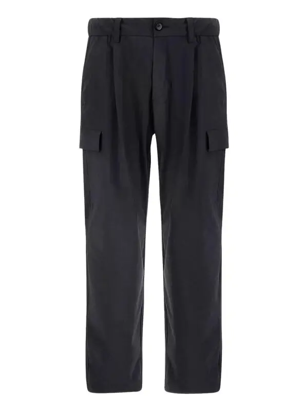 Herno Pleated Cargo Pants - Black