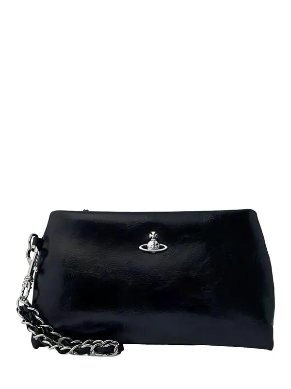 VIVIENNE WESTWOOD Sadie Wristlet Cross Body Bag - Black