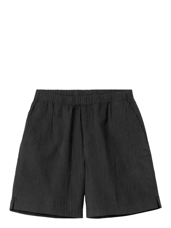 Carhartt Work In Progress Textured Elastic-waist Shorts - Black