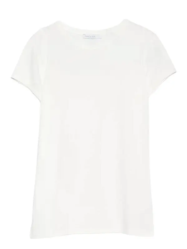 Patrizia Pepe Short Sleeve T-shirt - White