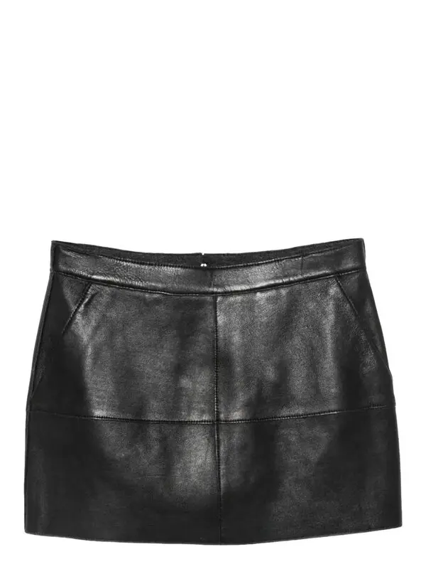 P.a.r.o.s.h Panelled Mini Skirt - Black