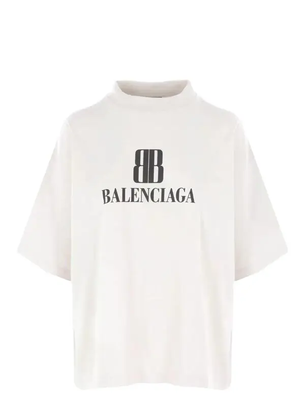 Balenciaga Logo-print T-shirt - White