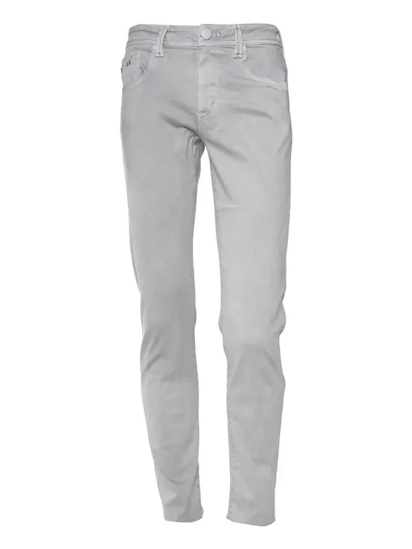 TRAMAROSSA Five-pocket Cotton Trousers - Grey