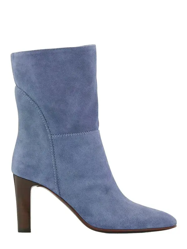 GIUSEPPE ZANOTTI Viviana 90mm Suede Boots - Blue