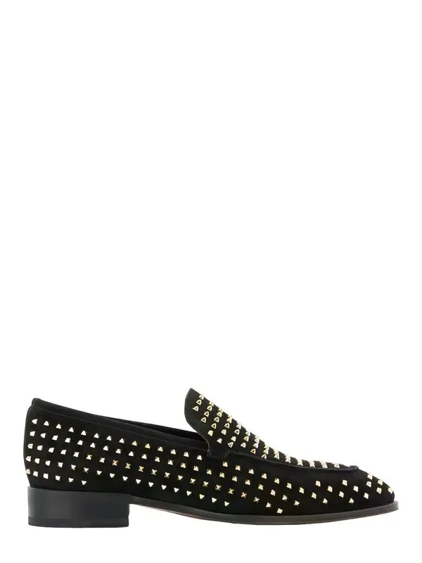 GIUSEPPE ZANOTTI Studded Loafers - Black