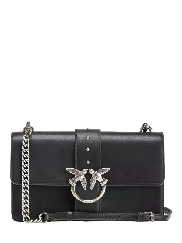 Pinko Love Birds Chain-strap Shoulder Bag - Black