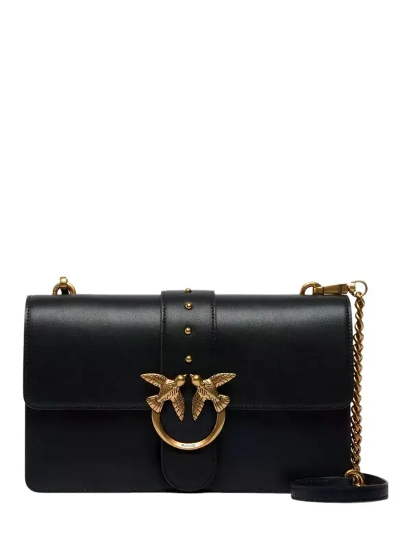 Pinko Love Birds Chain-strap Shoulder Bag - Black