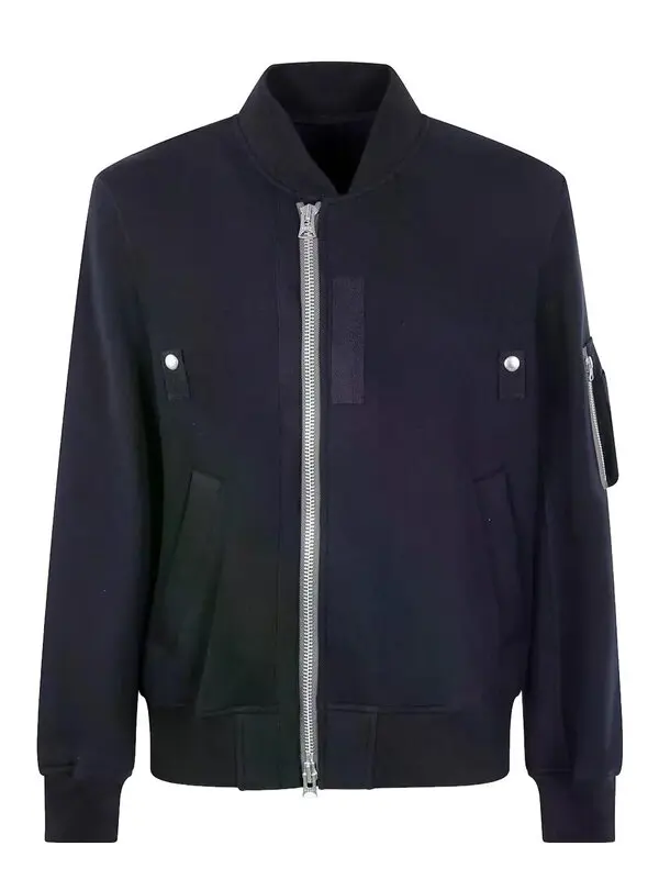 Sacai Zip-fastening Pocket Bomber Jacket - Blue