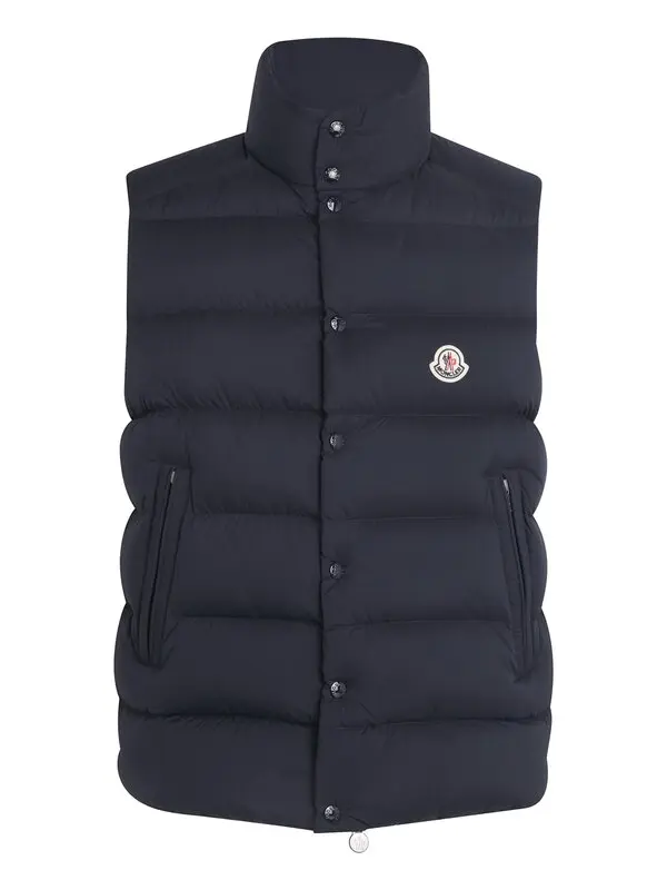 Moncler Down Padded Gilet - Blue