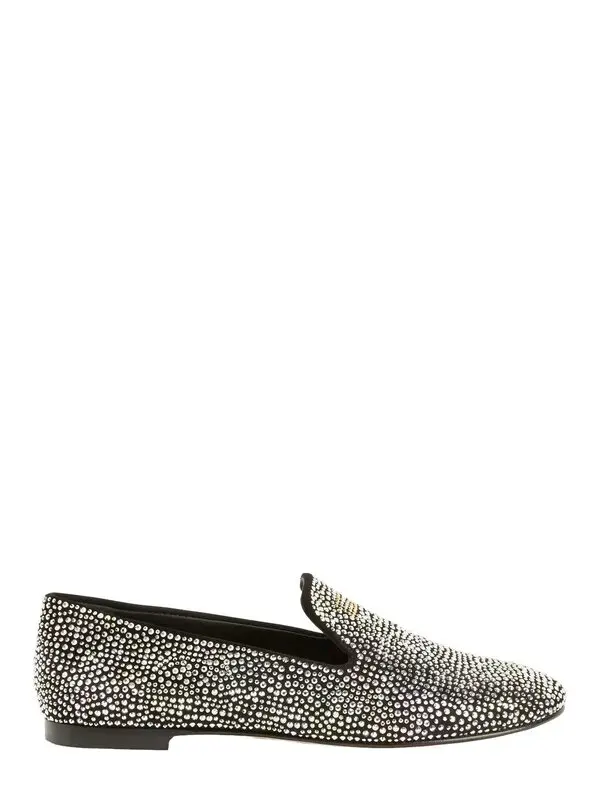GIUSEPPE ZANOTTI Sparkling May Loafers - Black