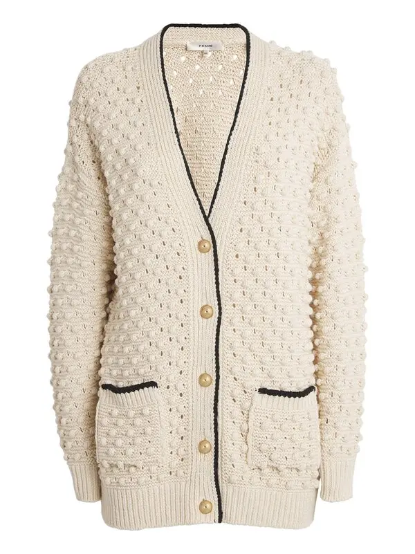 FRAME The Bauble Cardigan - Ivory