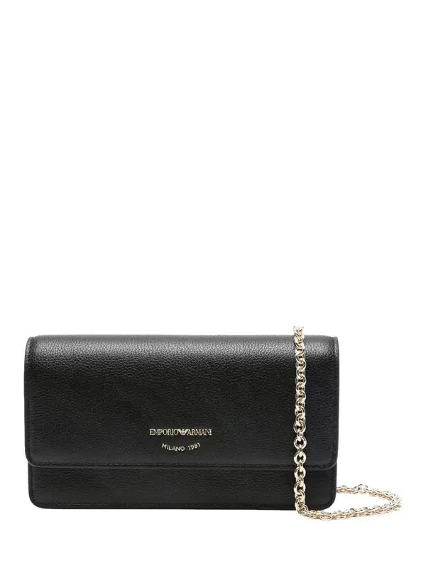 Emporio Armani Chain-strap Clutch - Black