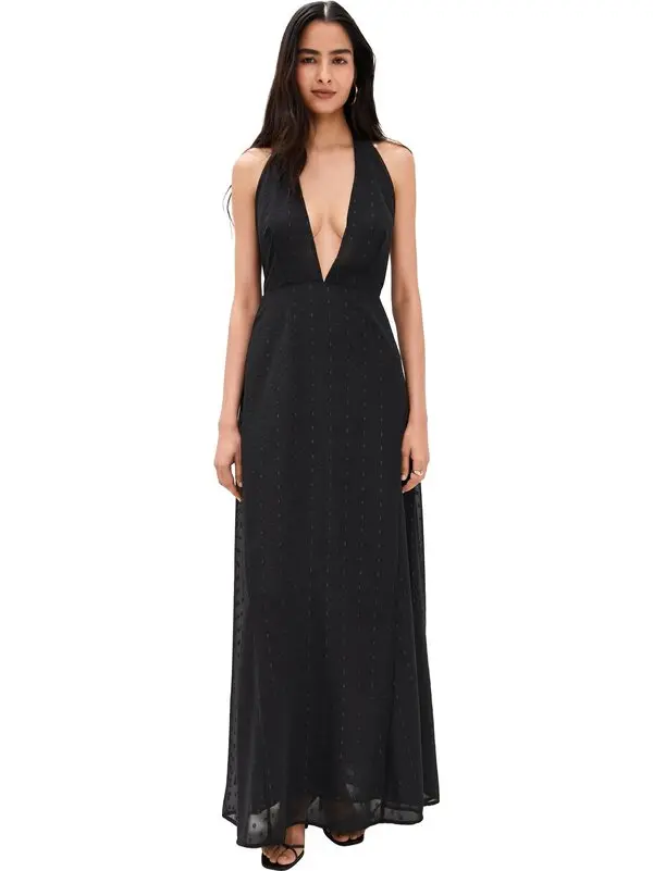 AFRM Odenah Maxi Dress - Noir