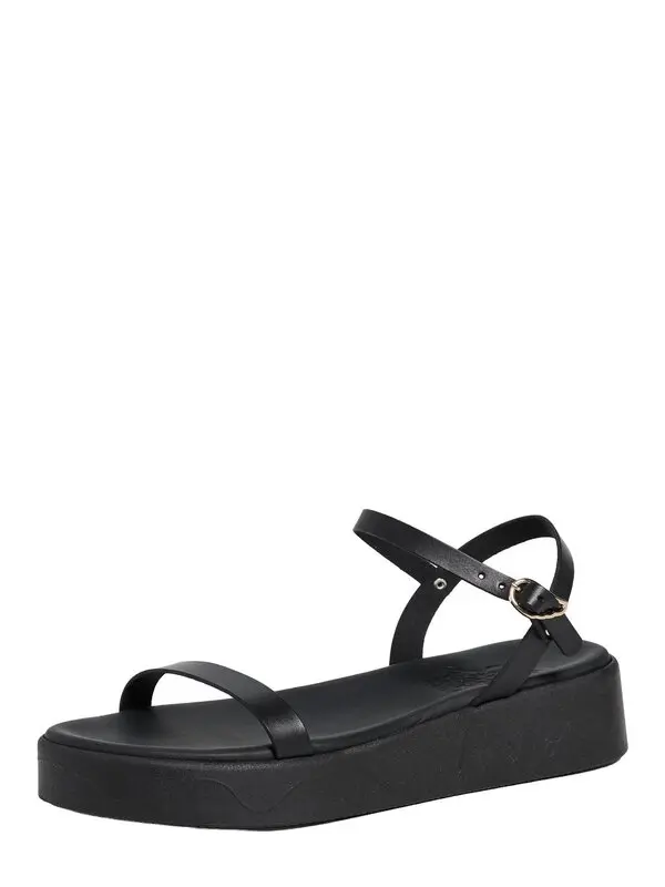 ANCIENT GREEK SANDALS Irida Platform Sandals - Black