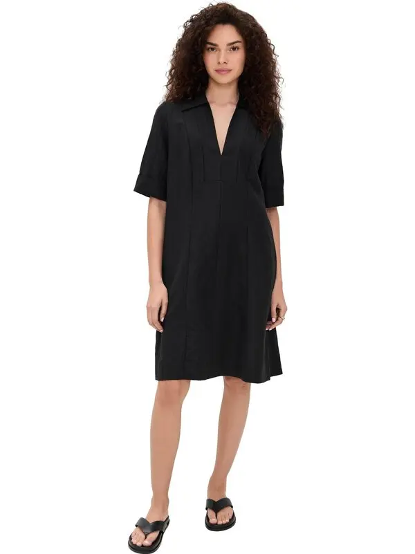 Vince A-line Short Dress - Black