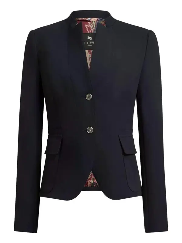 Etro Single-breasted Blazer - Black