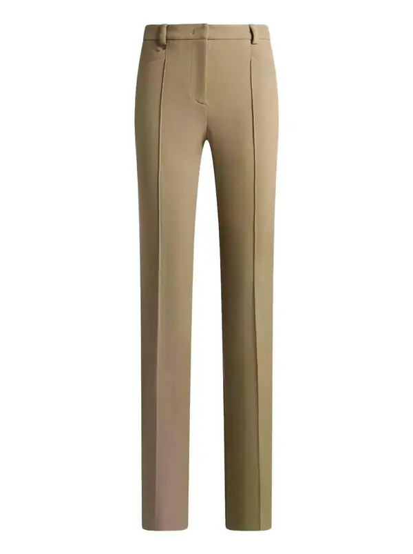 Etro Pressed-crease Trousers - Brown