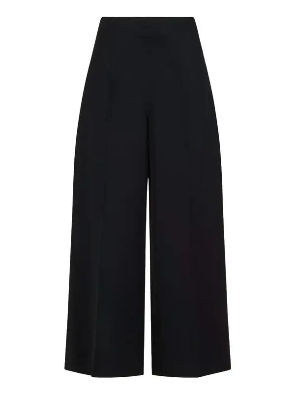 Marni Virgin Wool High-waisted Trousers - Black
