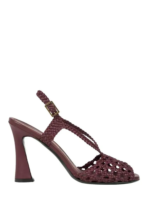 Etro Woven Heeled Sandals - Red