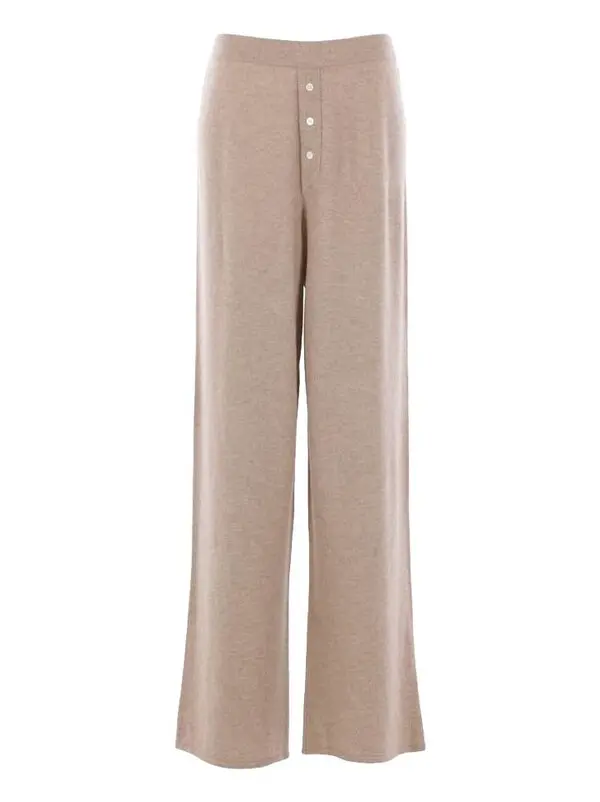 Guest In Residence Cashmere Knit Trousers - Beige