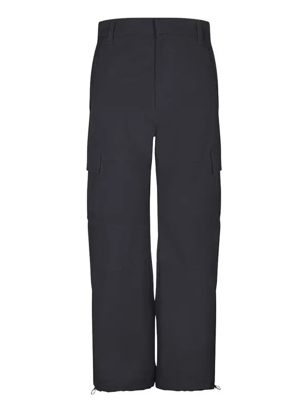 Givenchy Cotton Cargo Trousers - Black