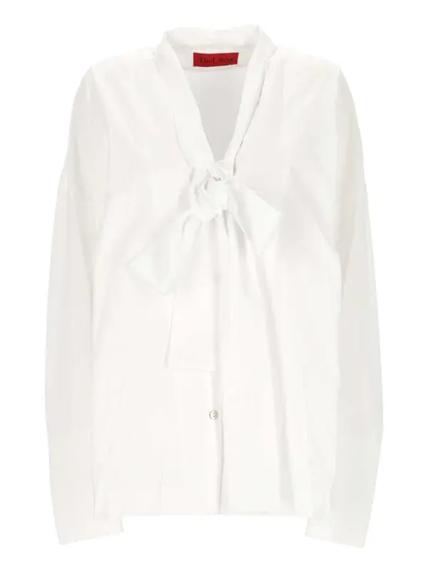 THE LATEST Shirt With Tie Detail - White