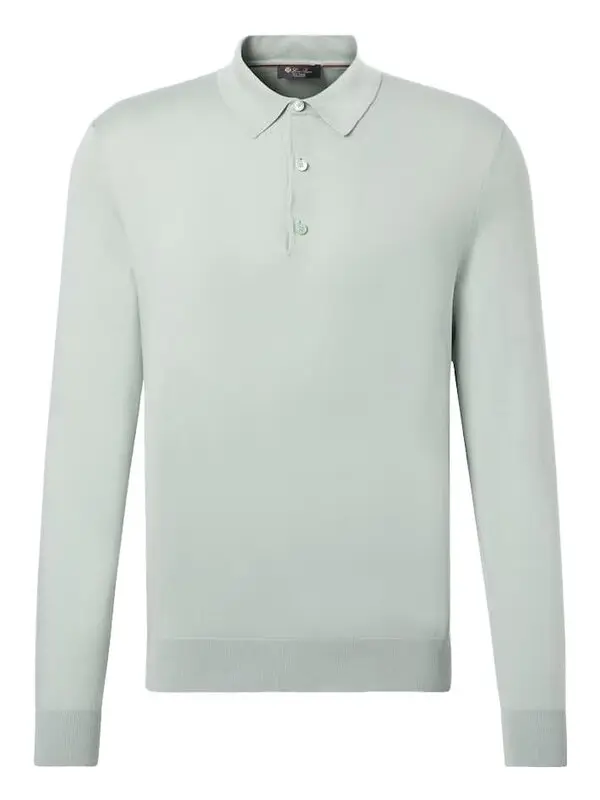 Loro Piana Cotton Polo Shirt - Green