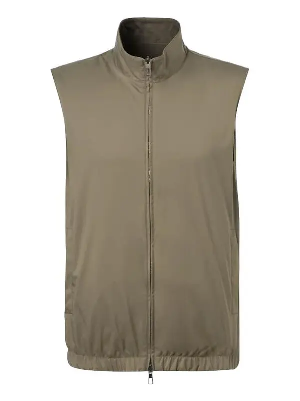 Loro Piana Reversible Virgin Wool Vest - Brown